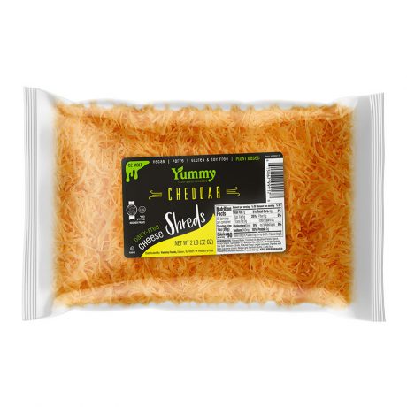 Yummy Plant Based/Vegan Shredded Cheddar Cheese 2 lb EZ MELT – Yummy ...
